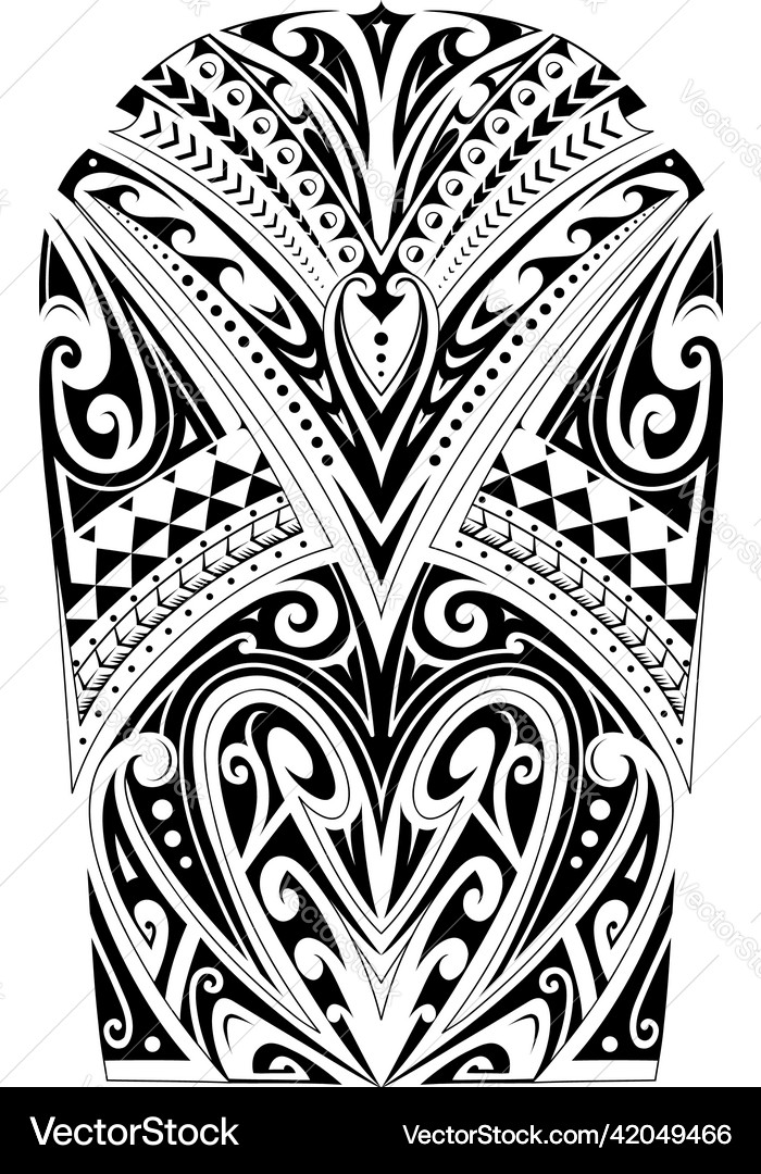 Sleeve tattoo design – Royalty-Free Vector | VectorStock