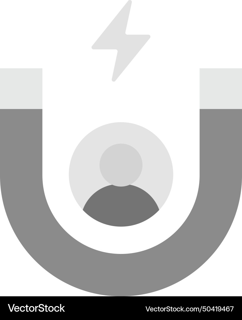 Candidate attraction icon image Royalty Free Vector Image