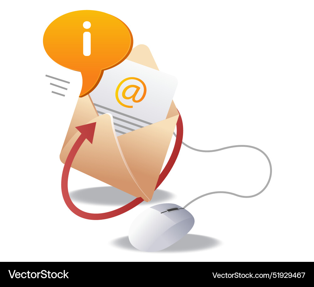 Global email management strategies Royalty Free Vector Image