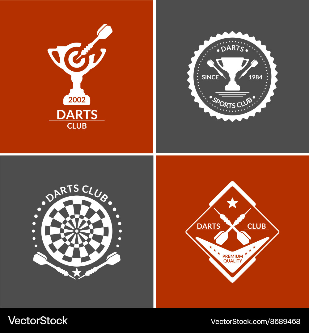 Darts Royalty Free Vector Image - VectorStock
