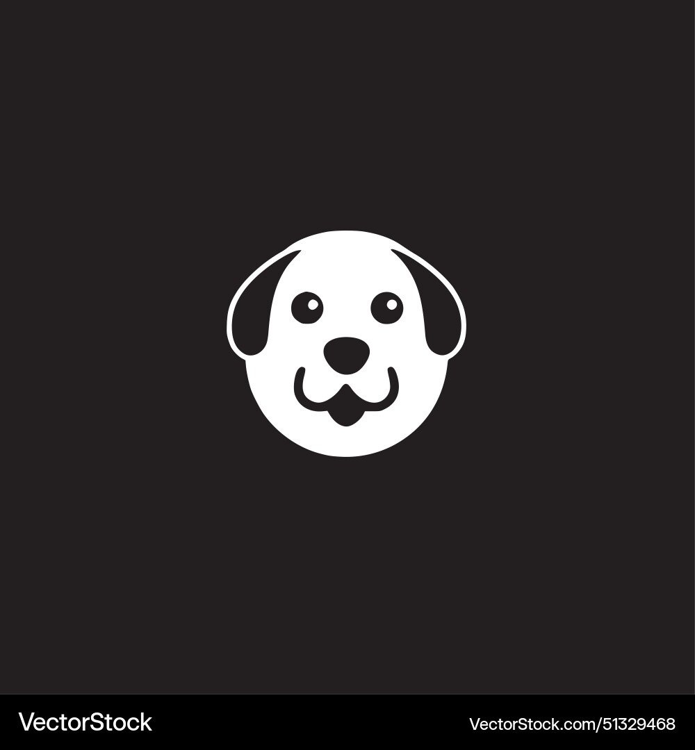 Dog - minimalist and simple silhouette Royalty Free Vector