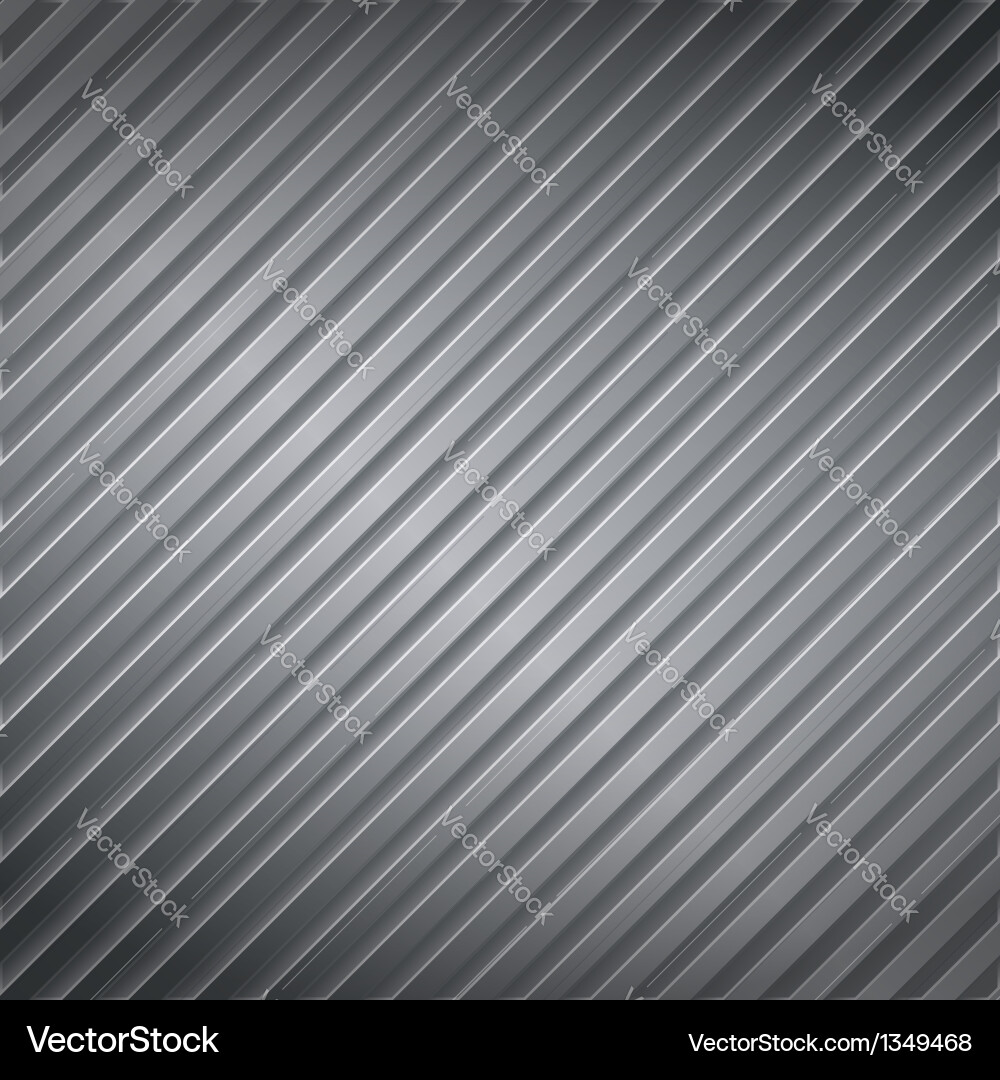 Metal striped background Royalty Free Vector Image