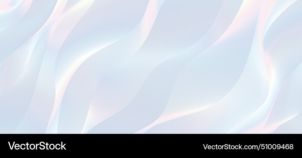 Modern contemporary wavy line background Vector Image