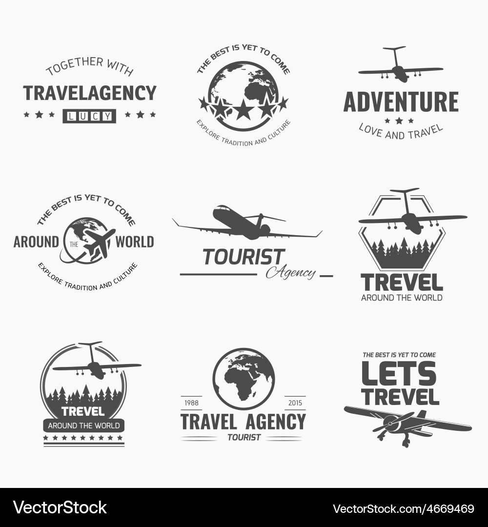 Trevel logo Royalty Free Vector Image - VectorStock