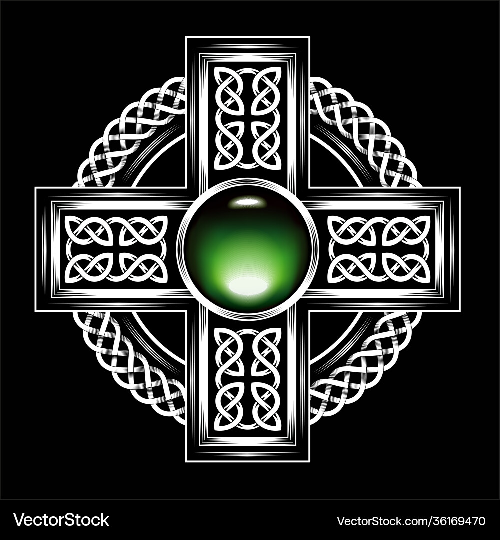 Celtic cross Royalty Free Vector Image - VectorStock