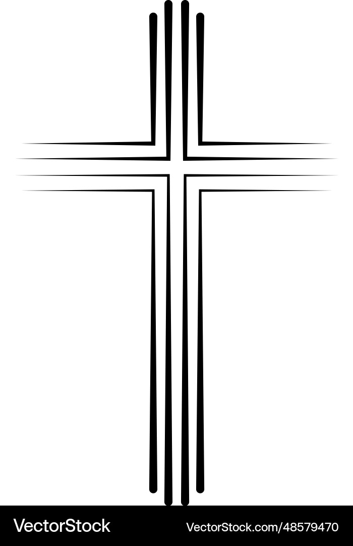 Baptism Cross Vector