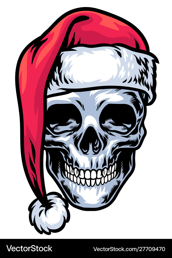 Santa Skull Vector Images (over 970)