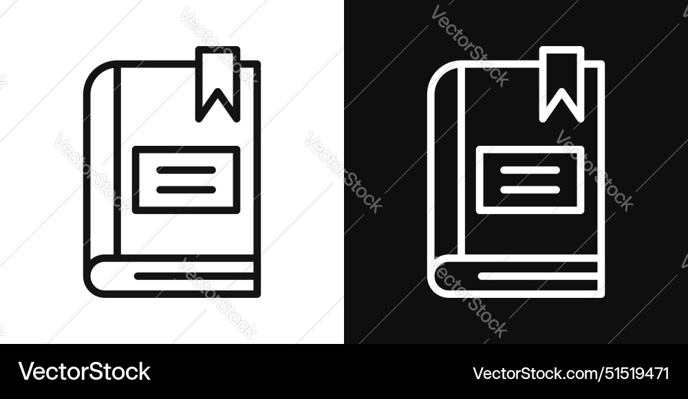 Book bookmark icon Royalty Free Vector Image - VectorStock
