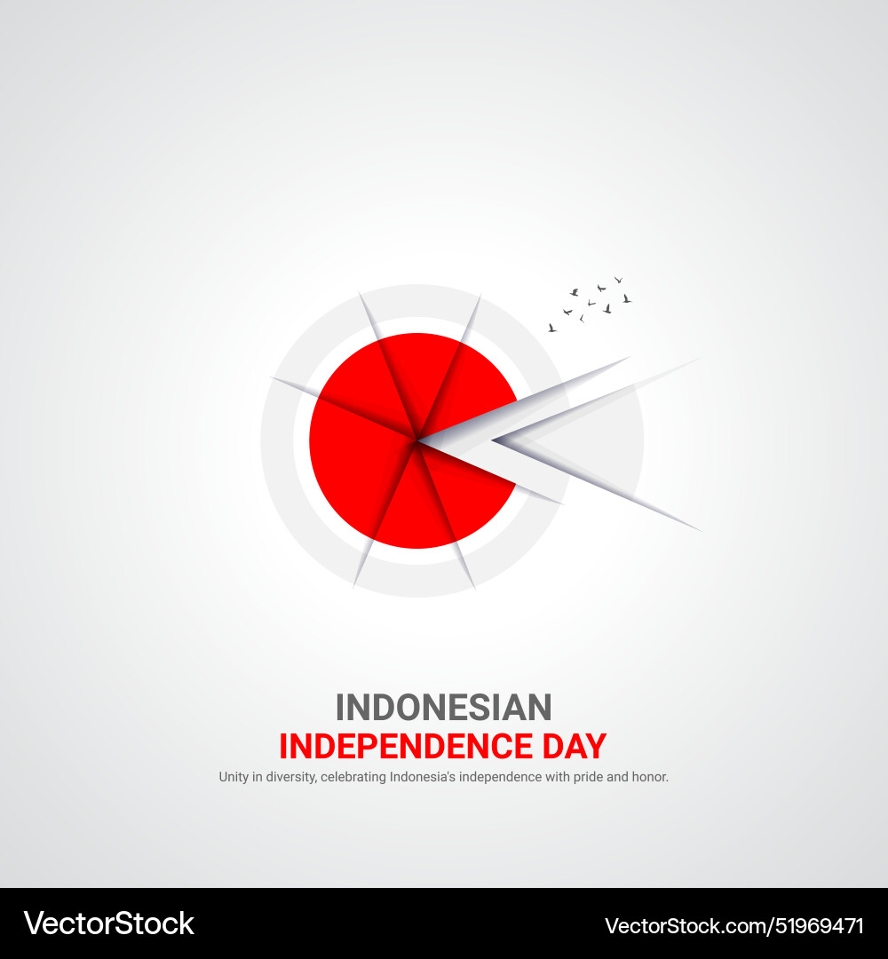 Indonesia independence day indonesia independence Vector Image