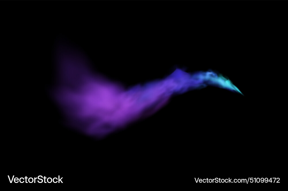 Gradient purple smoke Royalty Free Vector Image