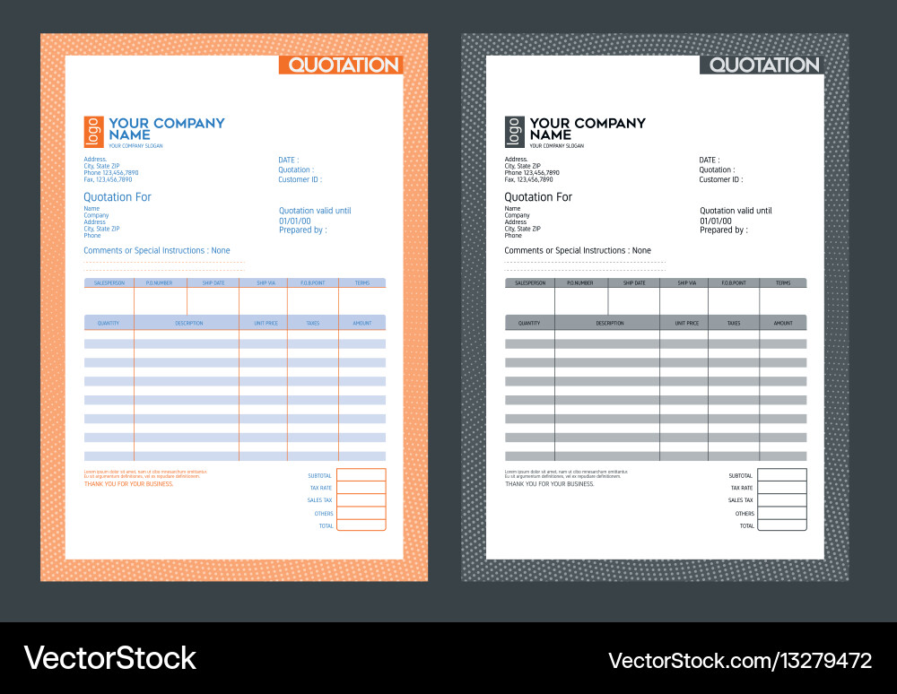 Quotation design template Royalty Free Vector Image