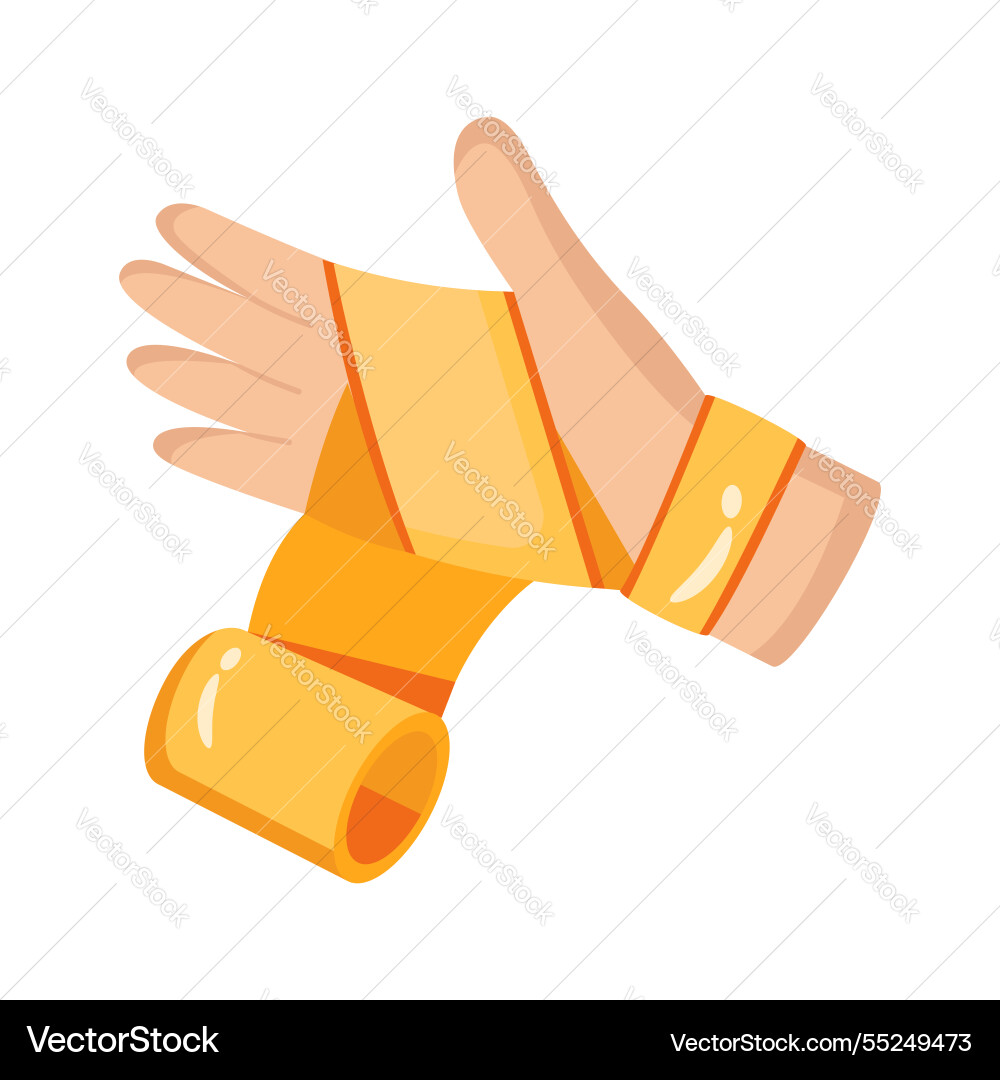 Hand injury Royalty Free Vector Image - VectorStock