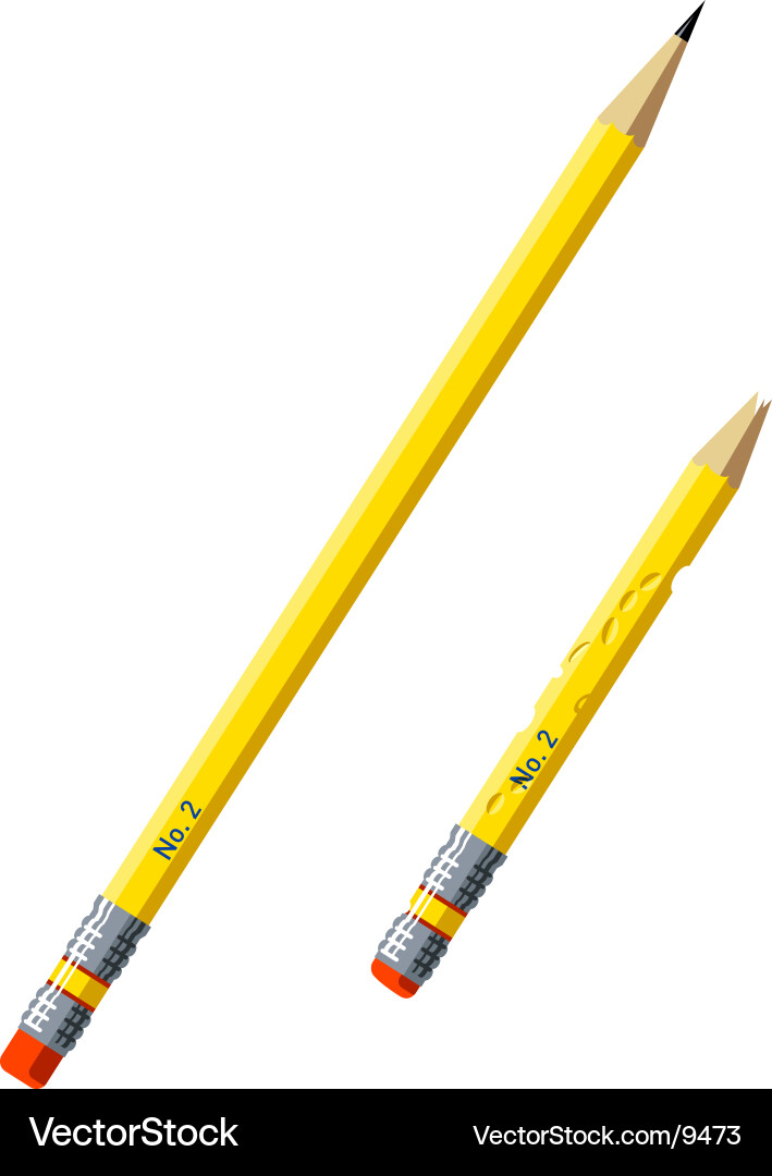 Pencils Royalty Free Vector Image - VectorStock