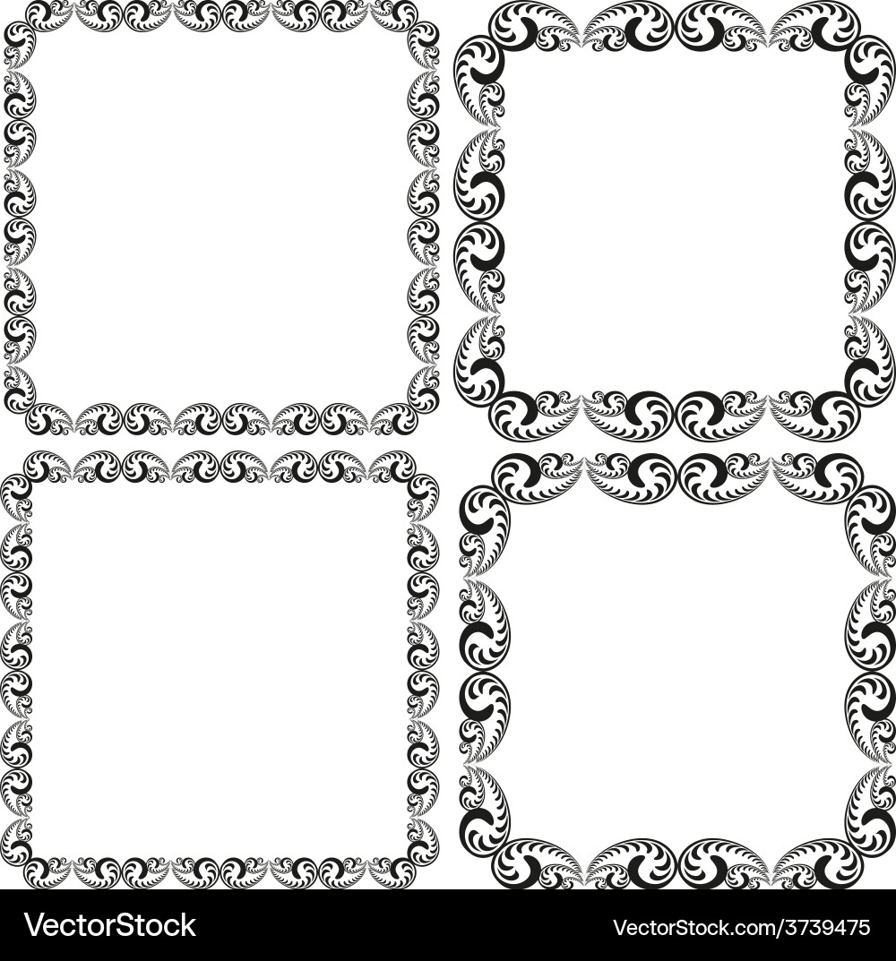Borders Royalty Free Vector Image - VectorStock