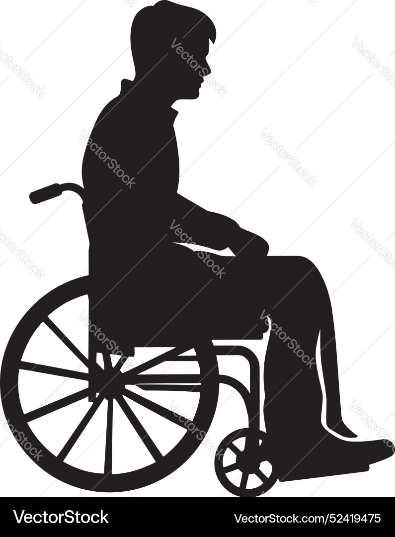 Mobility equality disabled person icon inclusive Vector Image