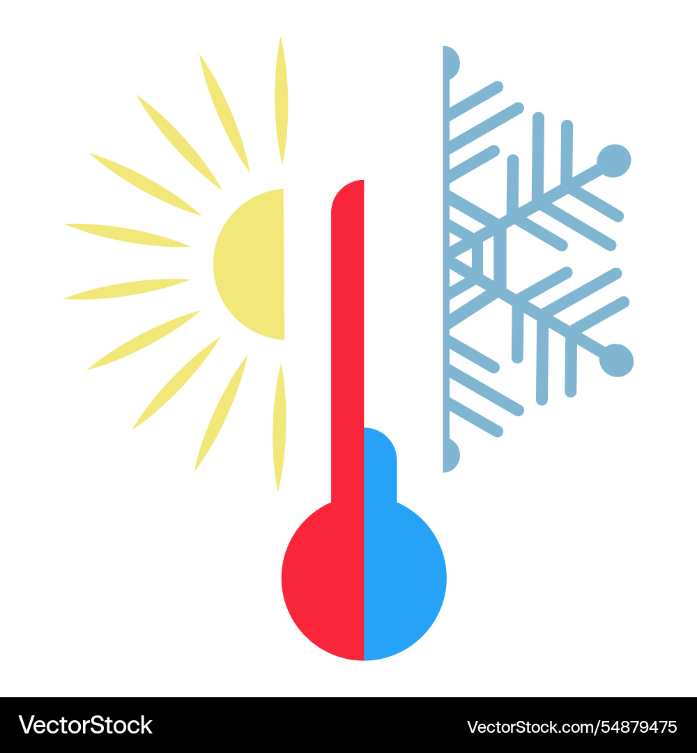 Weather sign temperatures at different times Vector Image