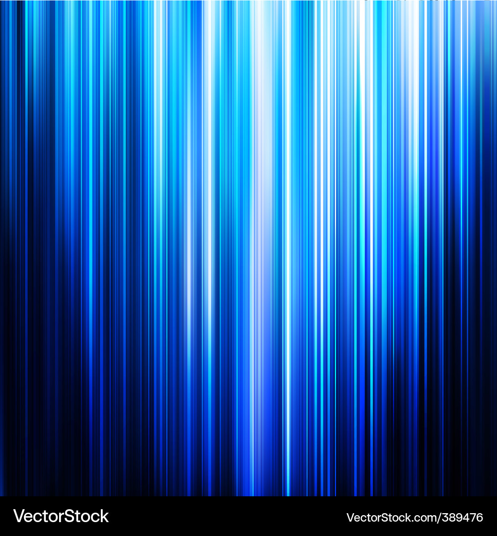 Abstract Glowing Blue Stripes Background Vector Image