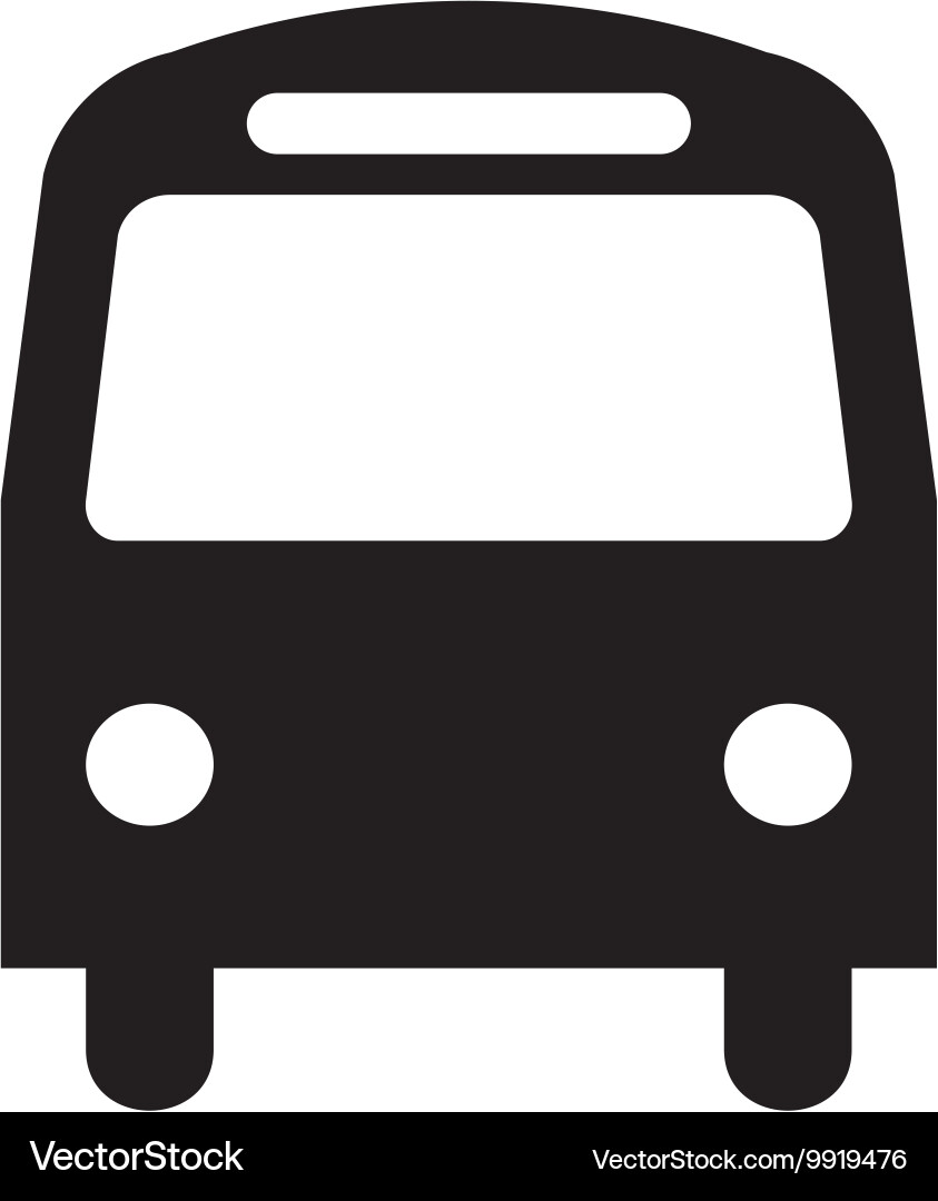 Bus symbol Royalty Free Vector Image - VectorStock