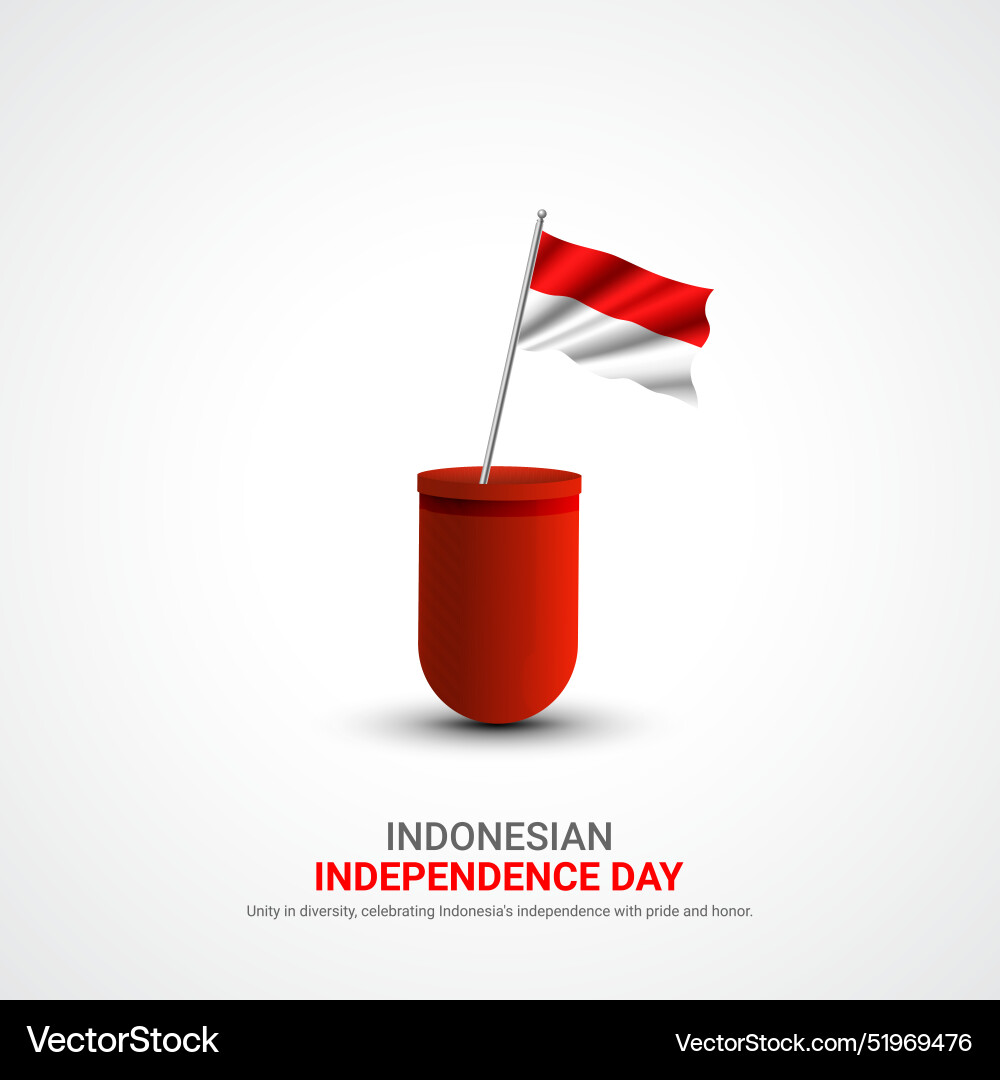 Indonesia independence day indonesia independence Vector Image