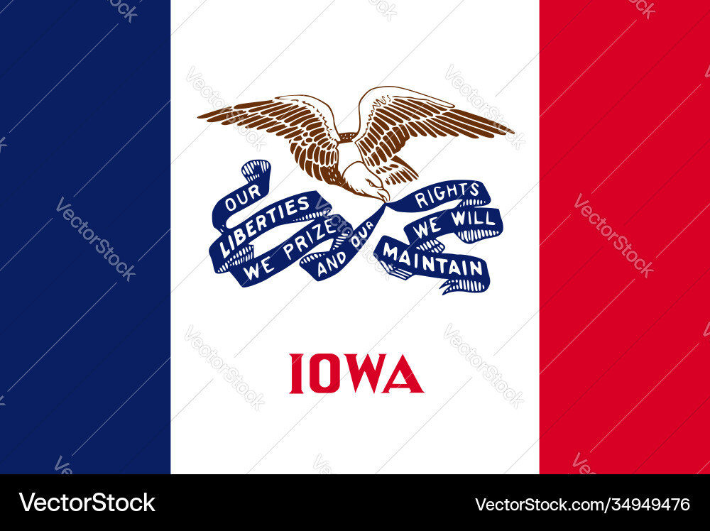 Iowa Royalty Free Vector Image - VectorStock