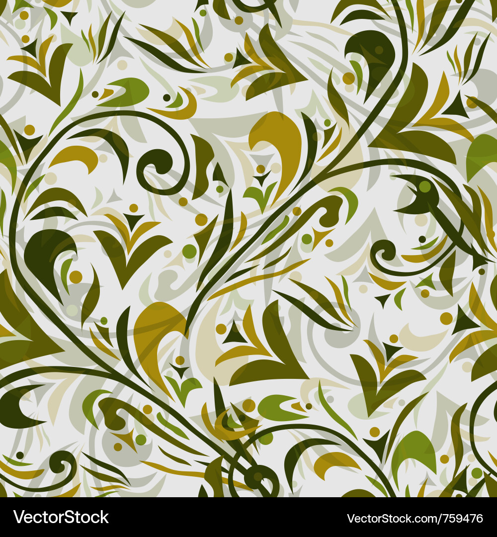 Ornate Floral Pattern Royalty Free Vector Image