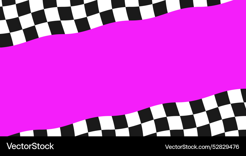 Race checker flag background finish check rally Vector Image
