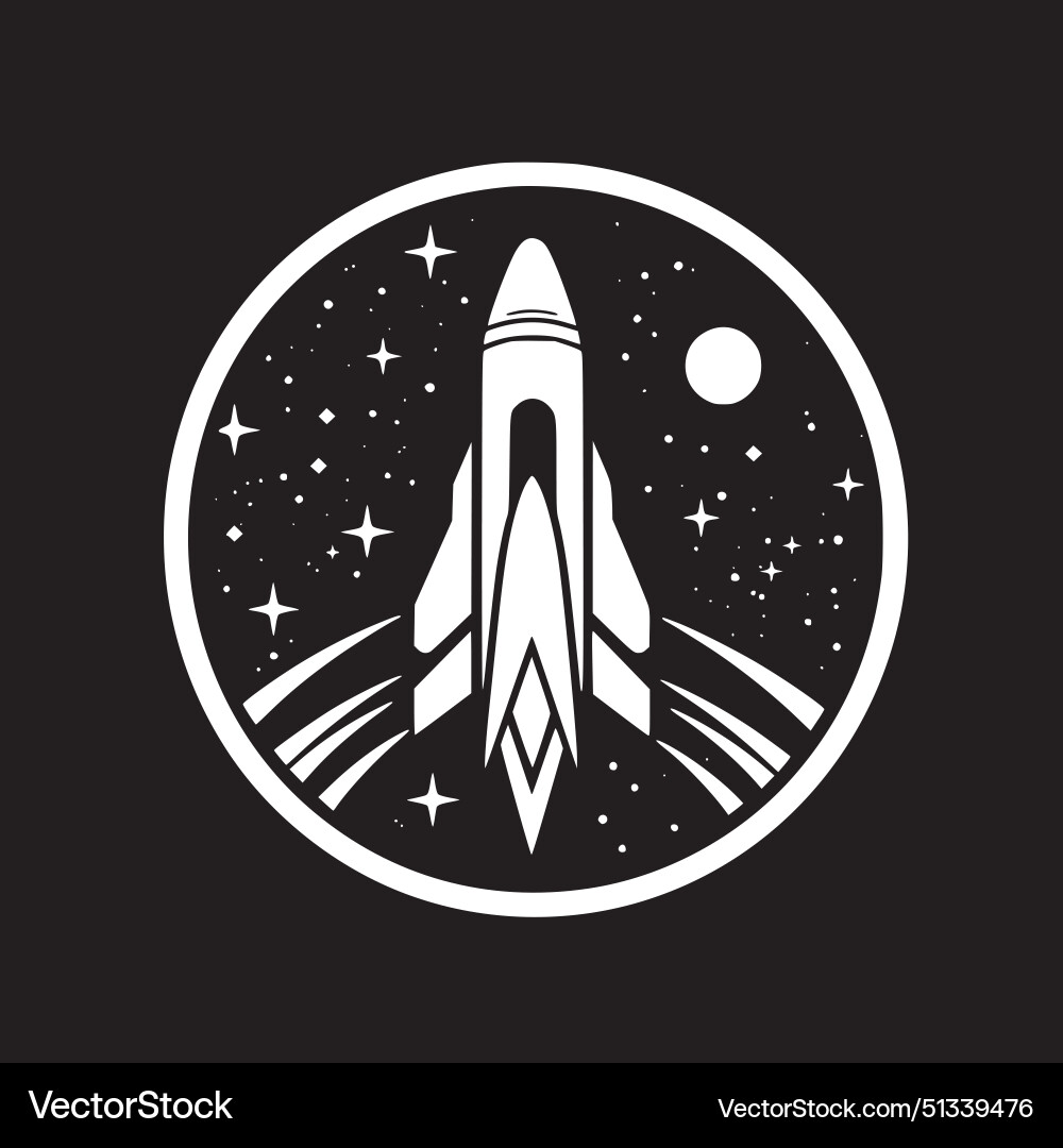 Space - high quality logo ideal for t-shirt Vector Image