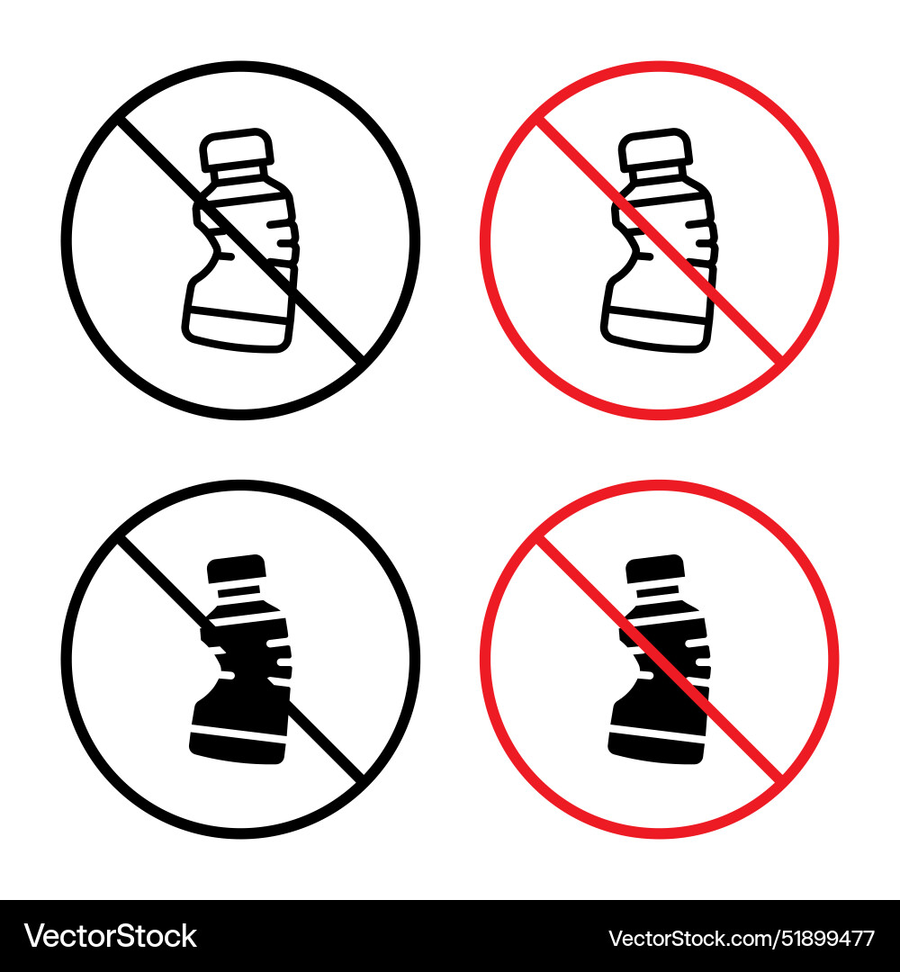 Do not dispose of plastic waste as per Royalty Free Vector