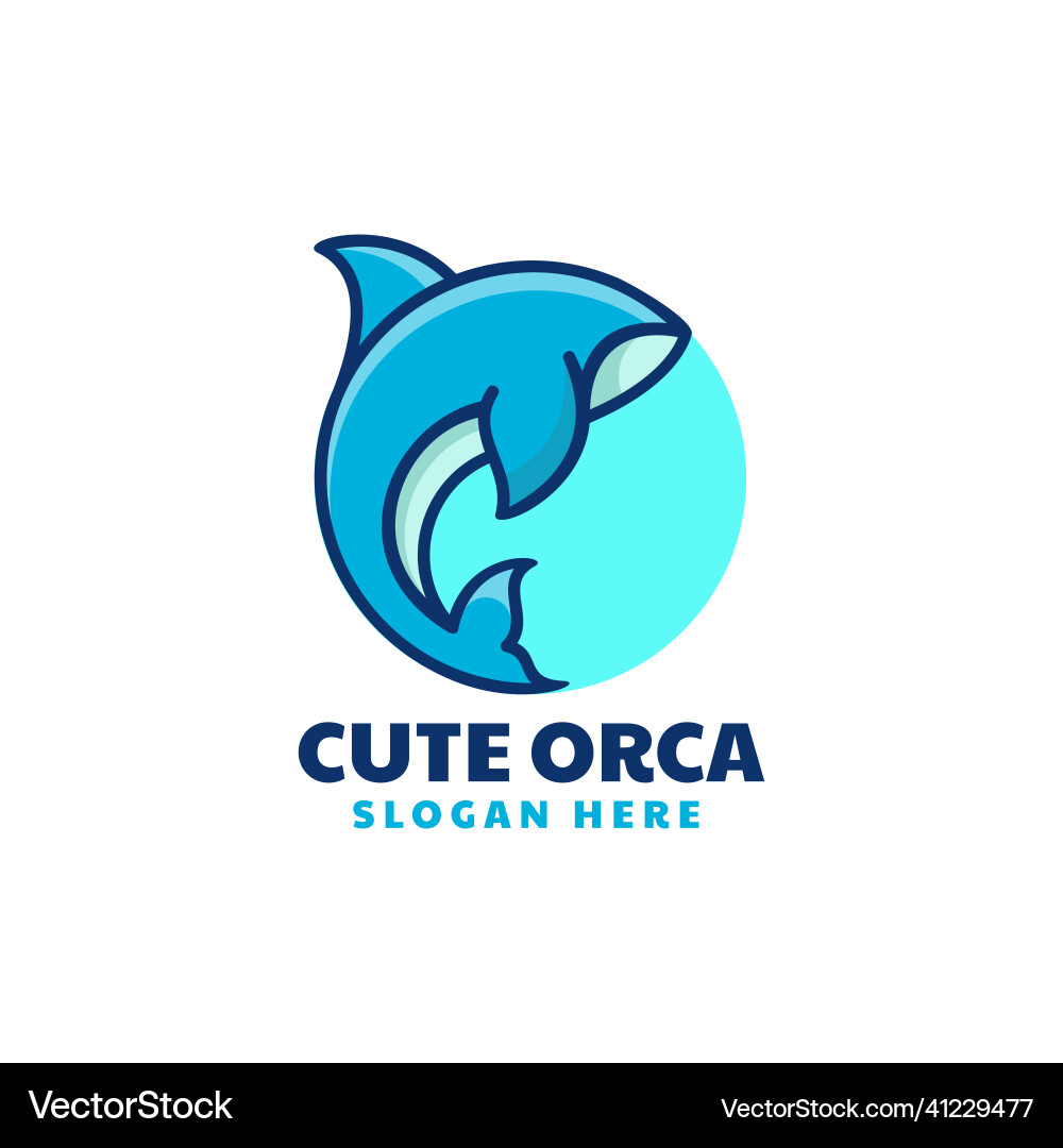 Orca mascot cute Vector Images & Graphics for Commercial Use | VectorStock