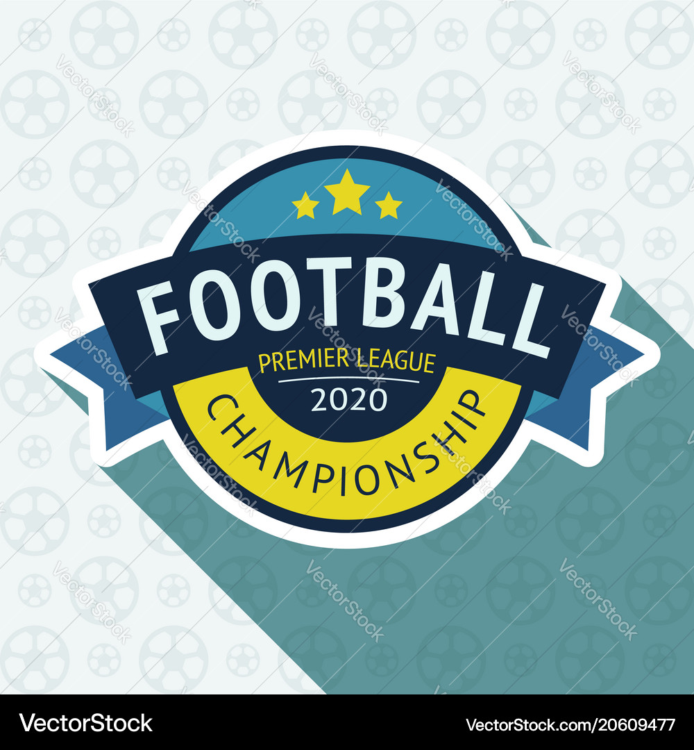 Soccer cup badge Royalty Free Vector Image - VectorStock