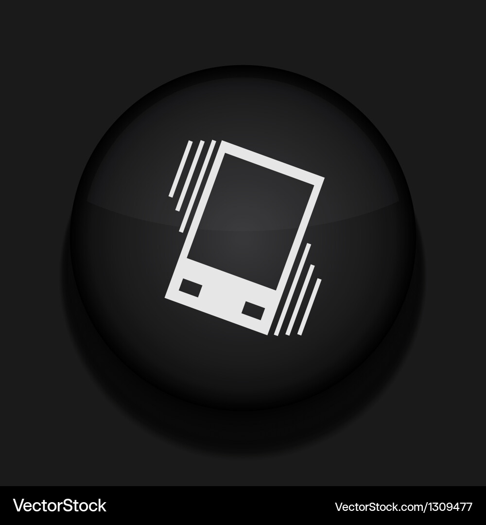 Vibration icon eps10 easy to edit Royalty Free Vector Image