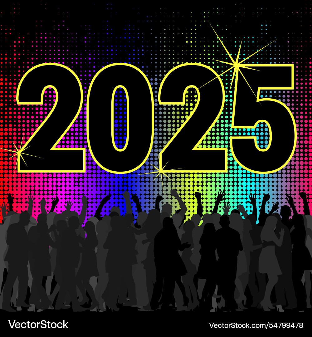 2025 year Royalty Free Vector Image - VectorStock