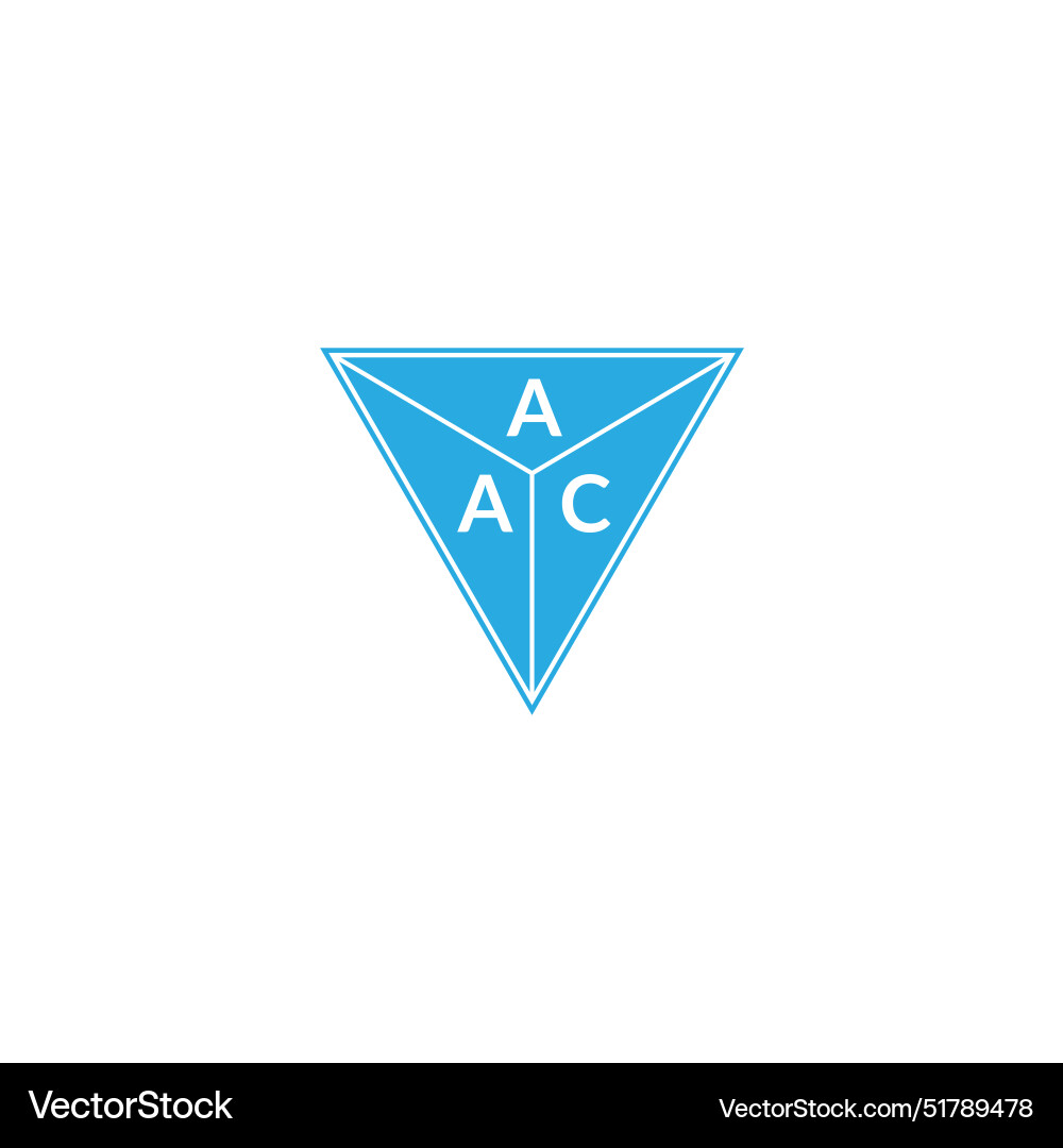 Aac logo design inspiration for a unique identity Vector Image