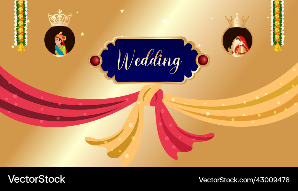 Indian Styles Background Card Indian Wedding Invitation Background