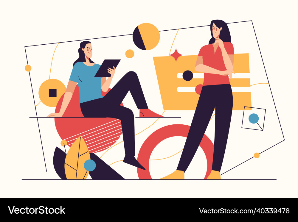 On the subject of data Royalty Free Vector Image