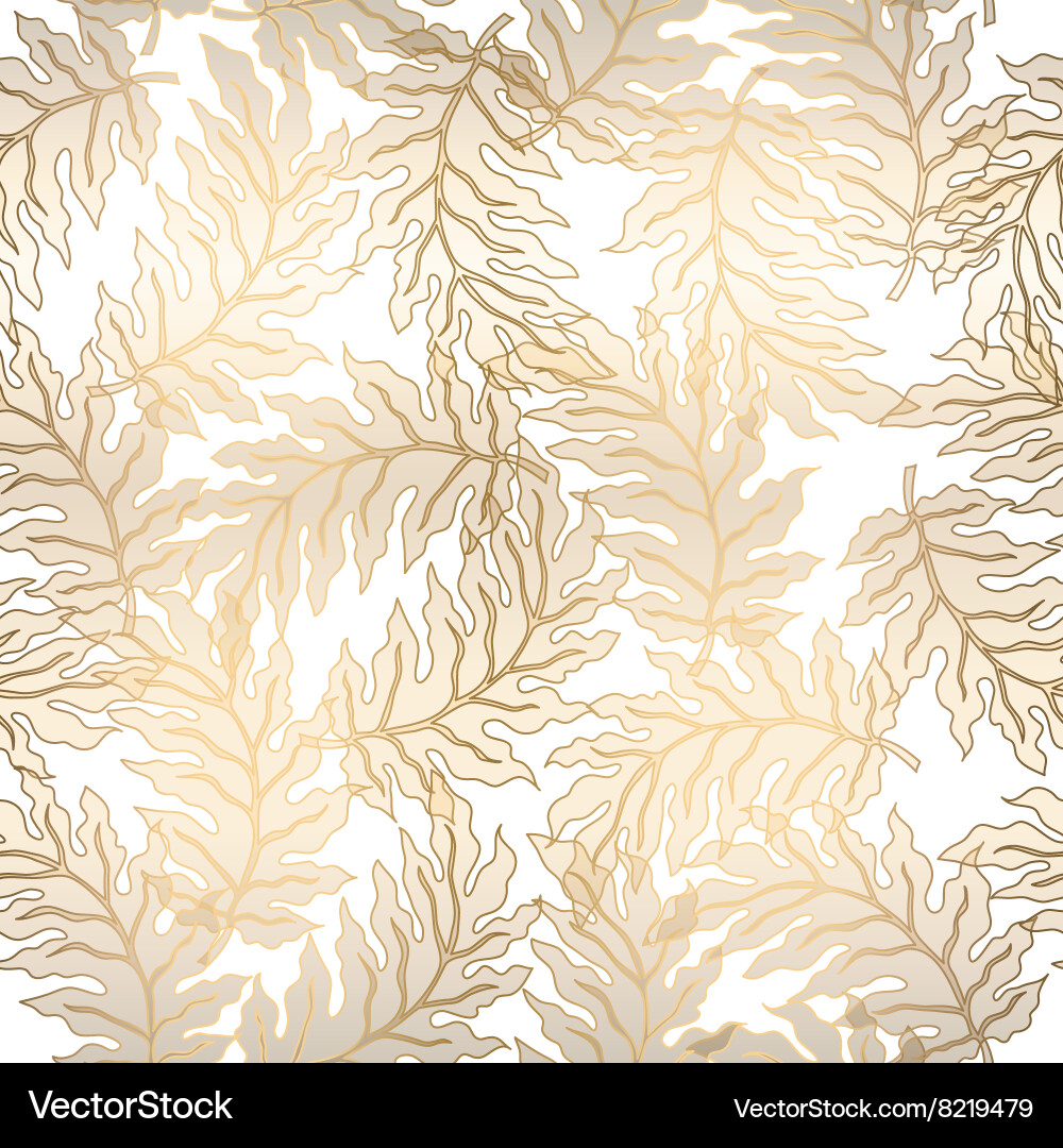 Abstract vintage seamless damask pattern Vector Image