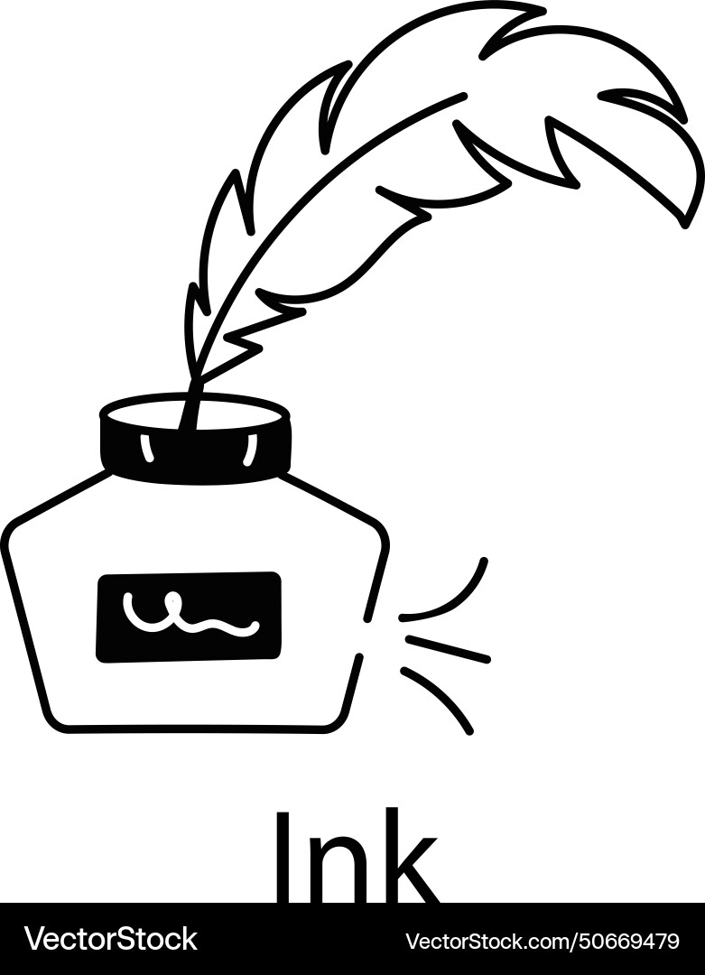 Ink Royalty Free Vector Image - VectorStock