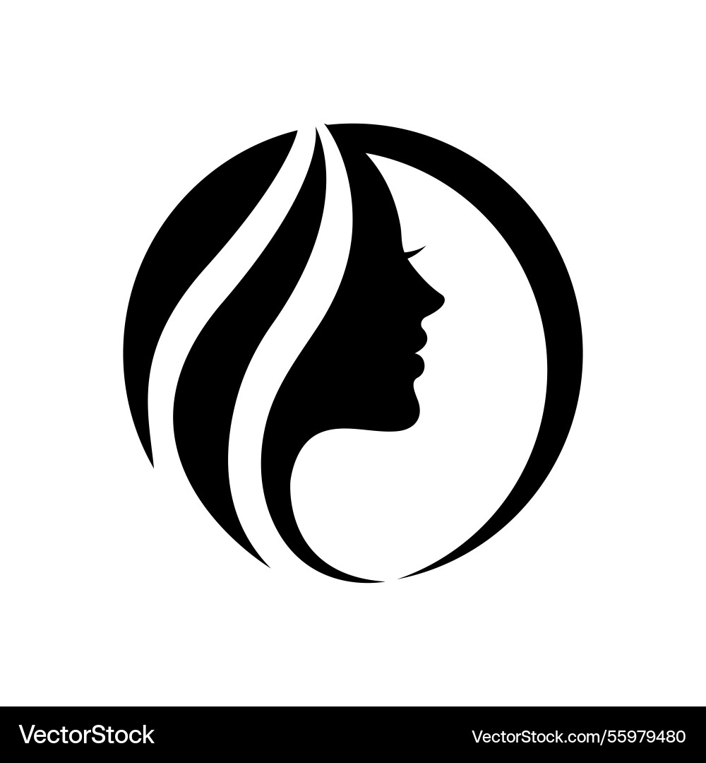 Woman logo Royalty Free Vector Image - VectorStock