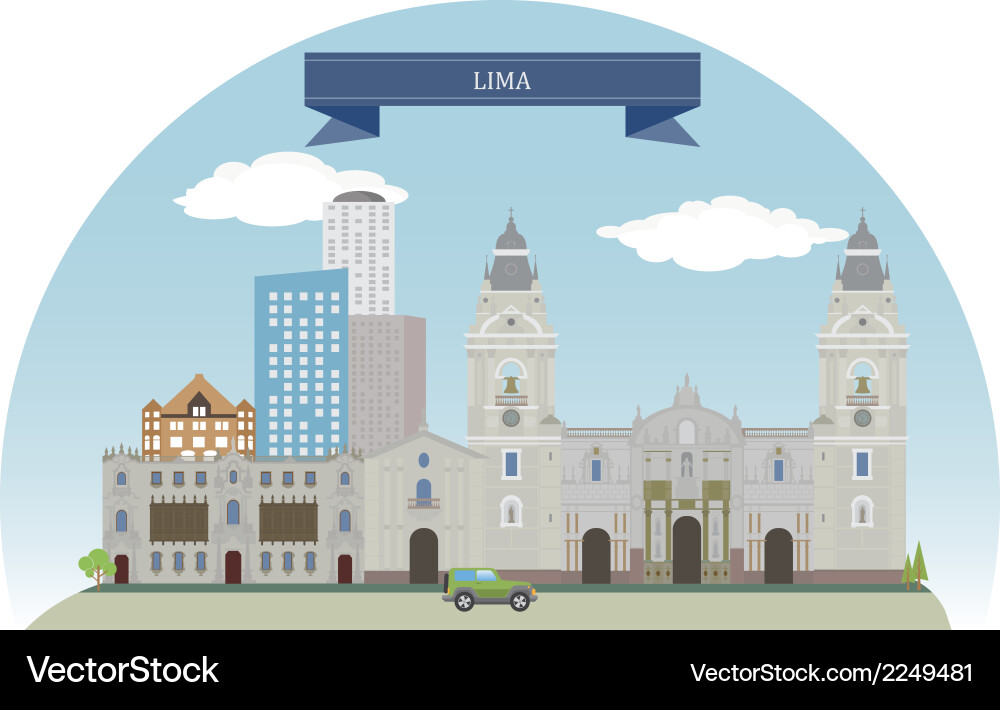 Lima Royalty Free Vector Image - VectorStock