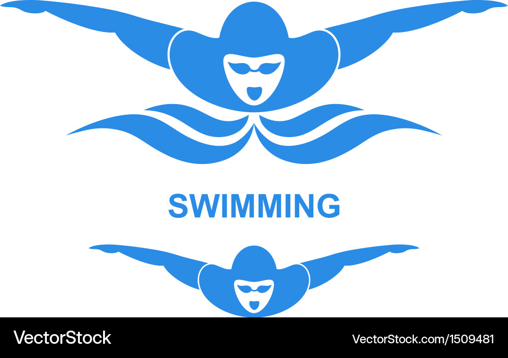 Swimming Royalty Free Vector Image - VectorStock