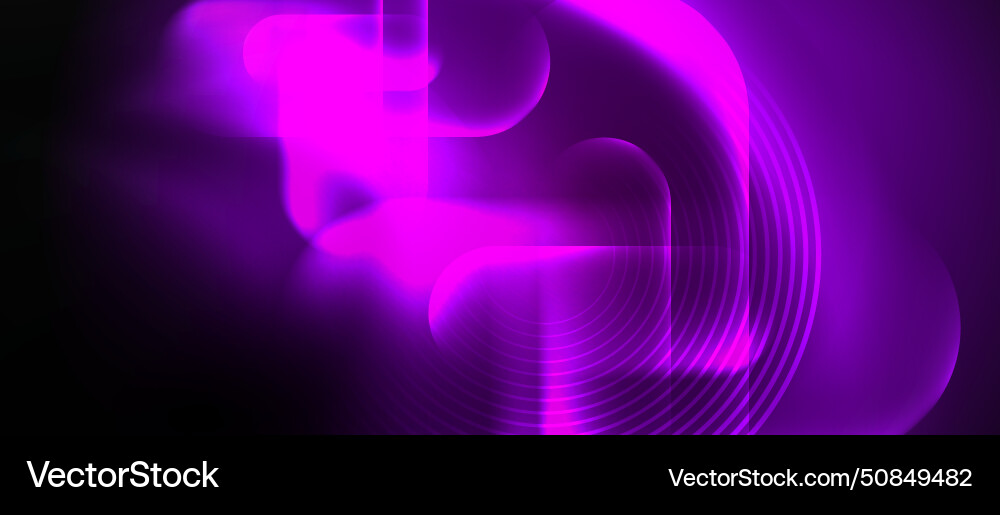 Shiny color neon glowing design Royalty Free Vector Image