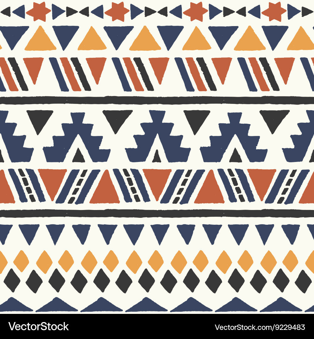 Ethnic seamless pattern Royalty Free Vector Image