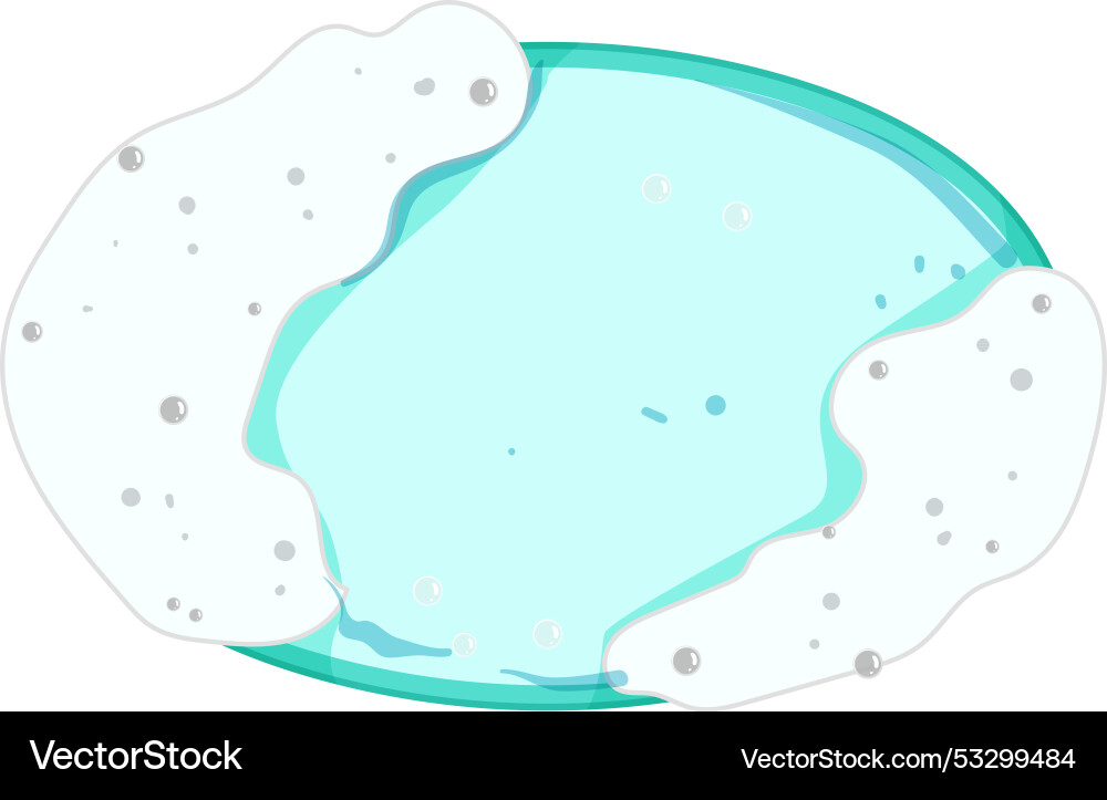 Bacteria soap antibacterial cartoon Royalty Free Vector
