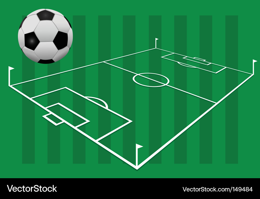 Soccer background Royalty Free Vector Image - VectorStock