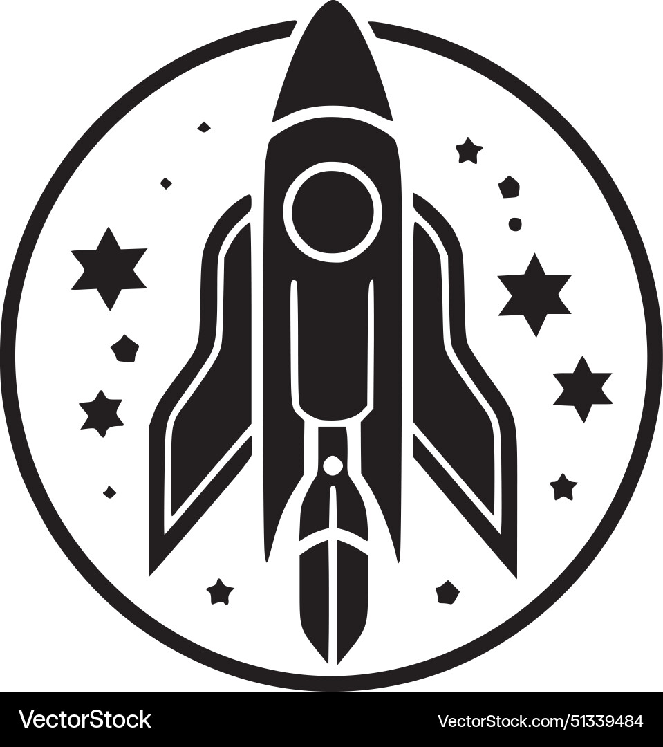 Space - high quality logo ideal for t-shirt Vector Image