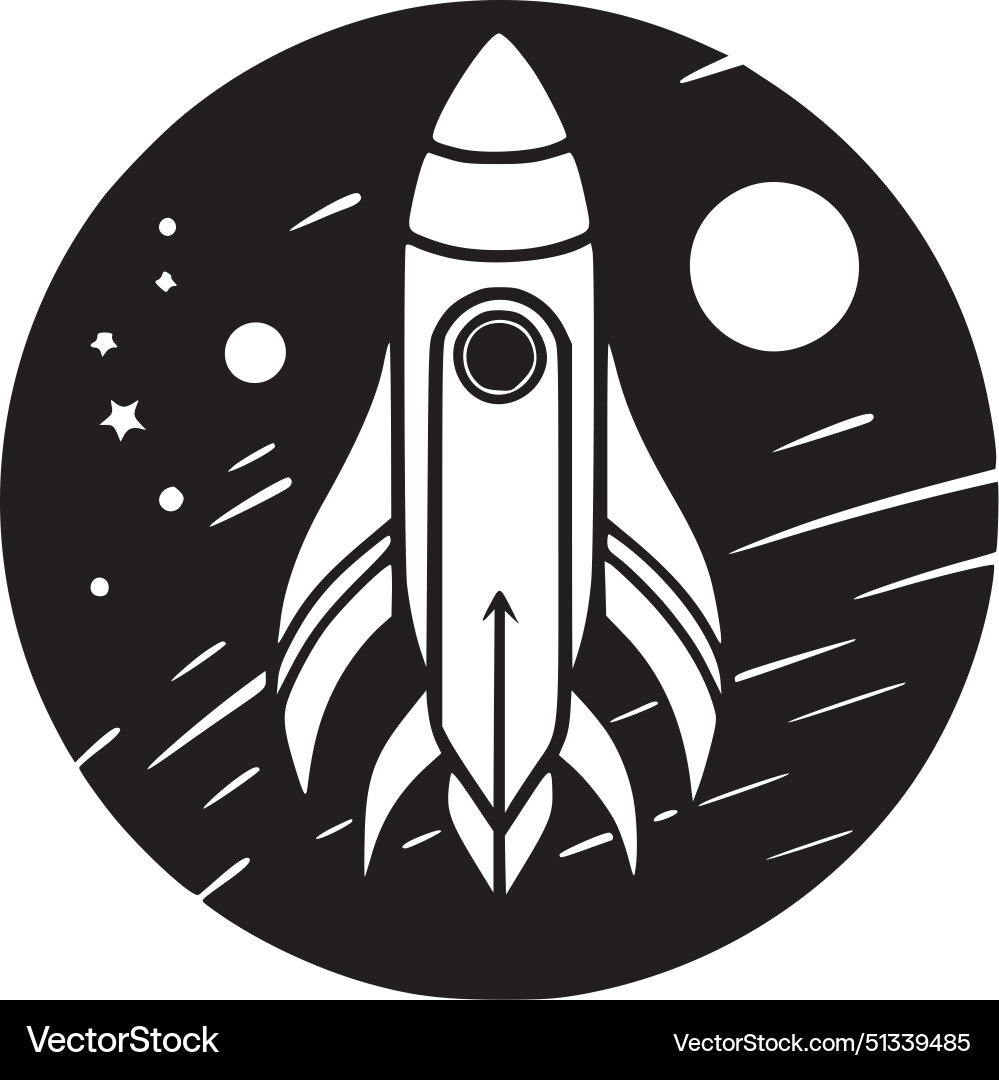 Space - high quality logo ideal for t-shirt Vector Image