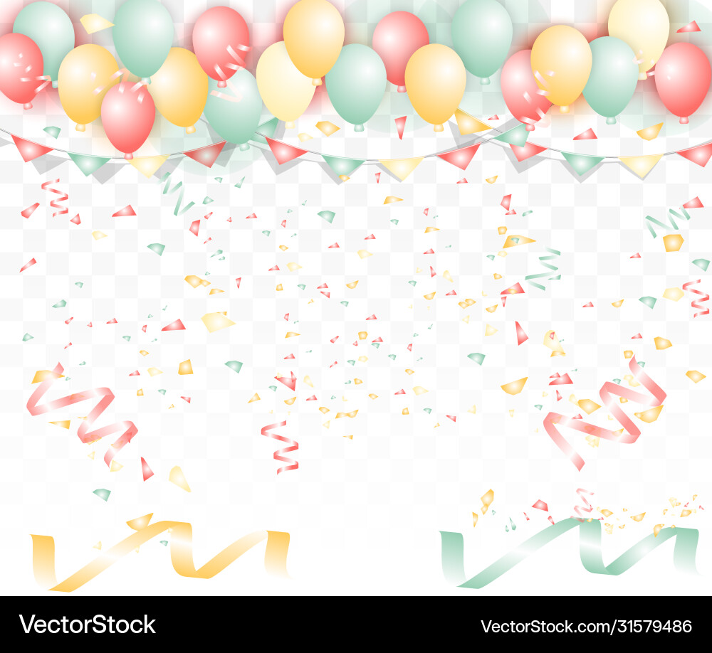 Abstract celebration ribbon is blown style Vector Image