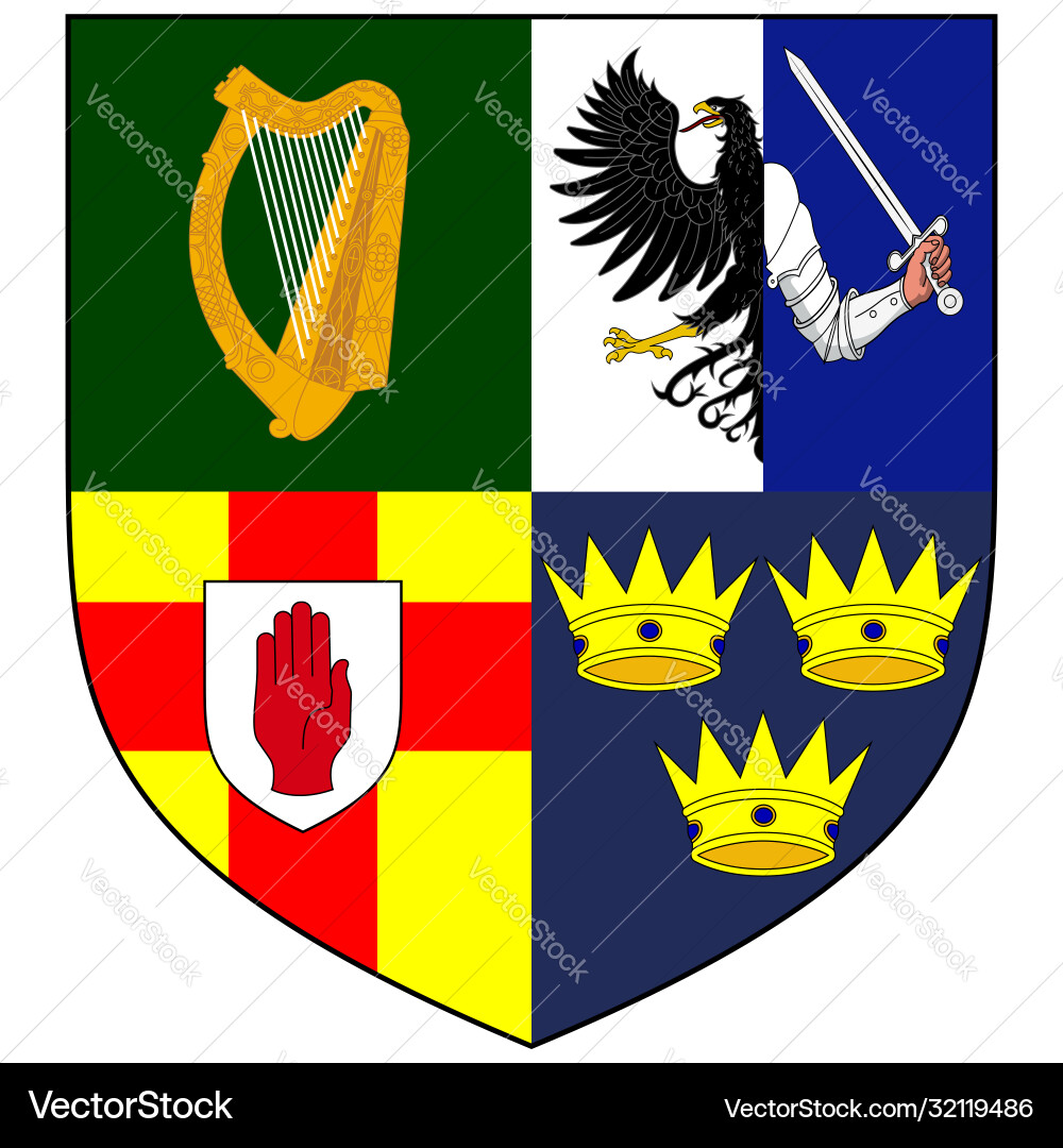 Irish Coat of Arms Vector Images (over 510)
