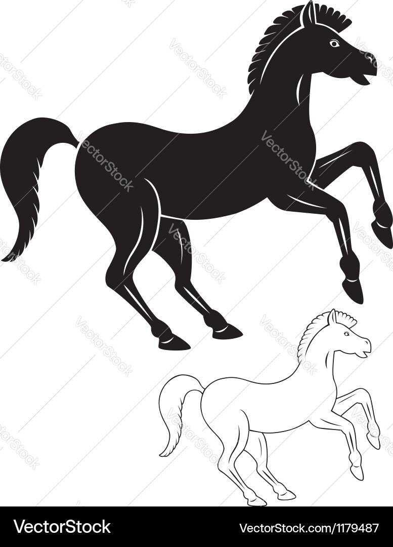 Horse Royalty Free Vector Image - VectorStock