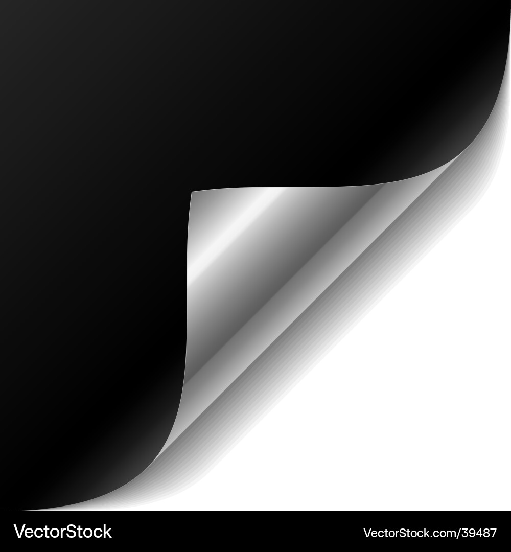 Page corner Royalty Free Vector Image - VectorStock